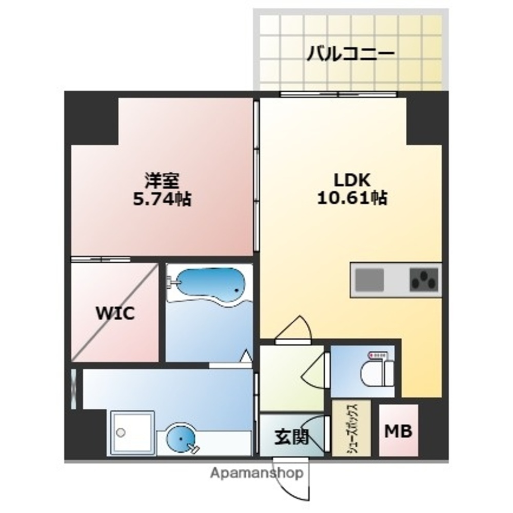 CREST西新 福岡県福岡市早良区西新4 (15万円／1LDK (LDK)／43.16㎡)｜賃貸物件(賃貸マンション・アパート・一戸建て)の住宅情報・お部屋探しならYahoo!不動産