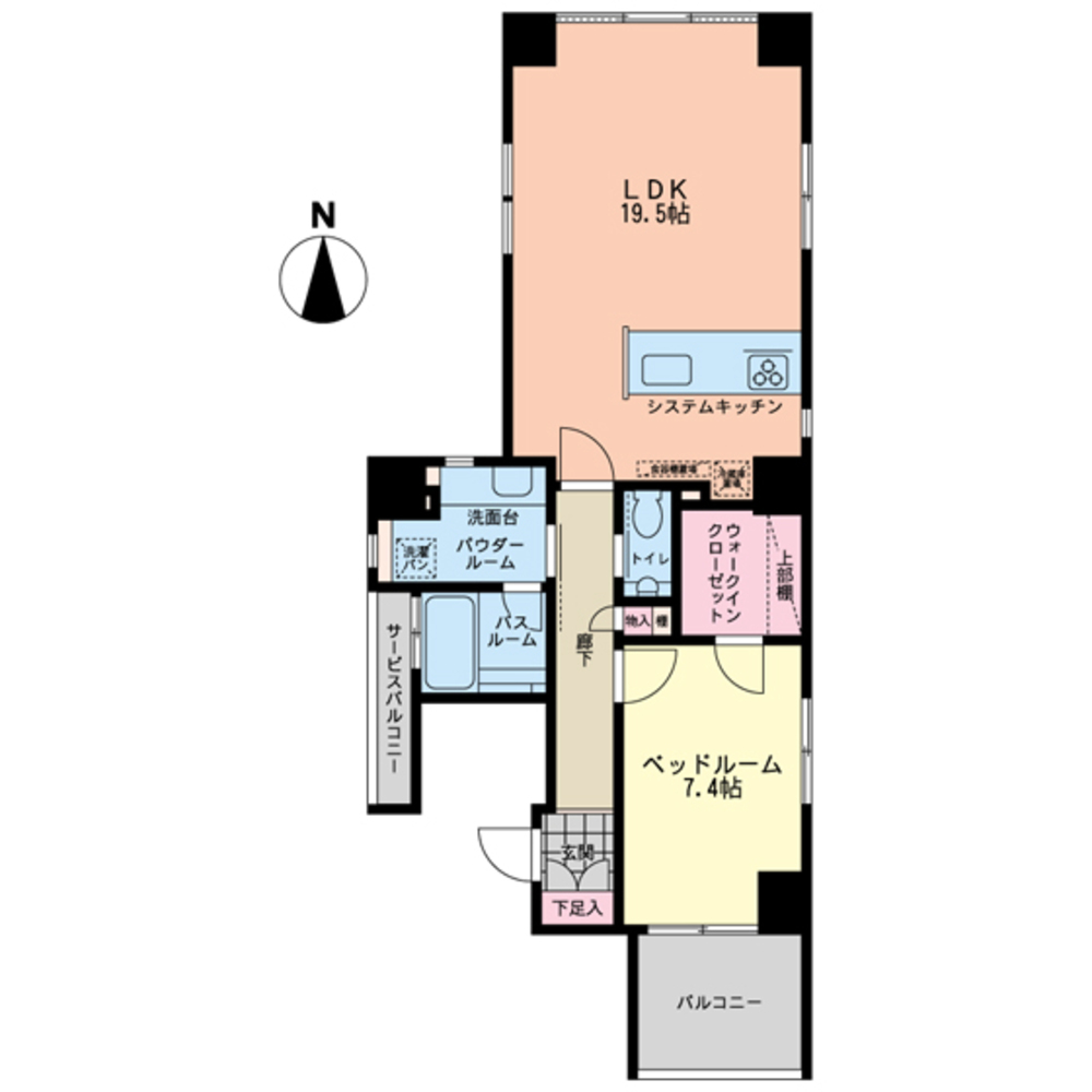ディアレストステージ 東京都墨田区錦糸4 (22万円／1LDK (洋7.4 LDK19.5)／66.36㎡)｜賃貸物件(賃貸マンション・アパート・一戸建て)の住宅情報・お部屋探しならYahoo!不動産