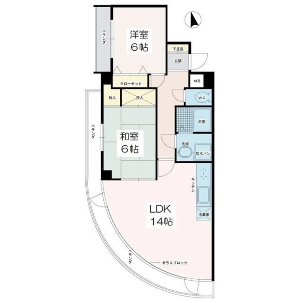リッジモントゥ鶴牧 東京都多摩市鶴牧6 (10.3万円／2LDK (和6 洋6 LDK14)／60.47㎡)｜賃貸物件(賃貸マンション・アパート・一戸建て)の住宅情報・お部屋探しならYahoo!不動産