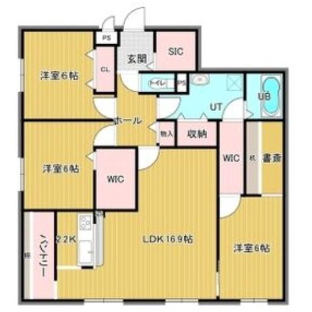函館市電 柏木町駅 5階建 築6年 北海道函館市本通2 (13万円／3LDK (洋6 洋6 洋6 LD16.9K2.2)／89.1㎡)｜賃貸物件(賃貸マンション・アパート・一戸建て)の住宅情報 ...
