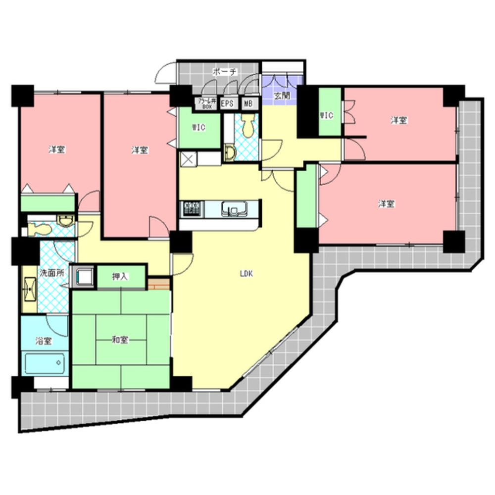 三の丸グランキャッスルタワー 茨城県水戸市三の丸1 (29.5万円／5LDK (和8 洋9 洋8.8 洋7.1 洋7 LDK20)／141.92㎡)｜賃貸物件(賃貸マンション・アパート・一戸 ...