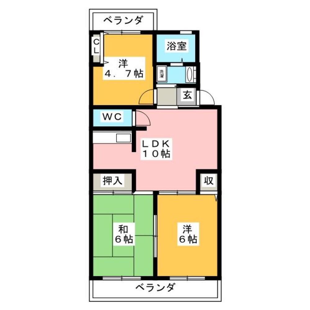JEAN PALACE 21 静岡県静岡市葵区籠上 (7.3万円／3LDK／60.01㎡)｜賃貸物件(賃貸マンション・アパート・一戸建て)の住宅情報・お部屋探しならYahoo!不動産