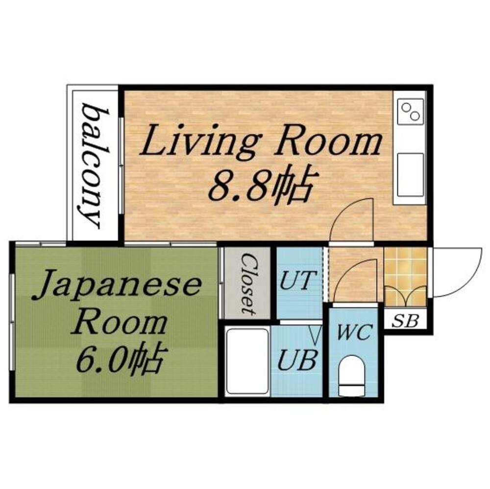 プレサント琴似1ー3 北海道札幌市西区琴似一条3 (4.7万円／1LDK (和6 LDK8.8)／33.32㎡)｜賃貸物件(賃貸マンション・アパート・一戸建て)の住宅情報・お部屋探しなら ...