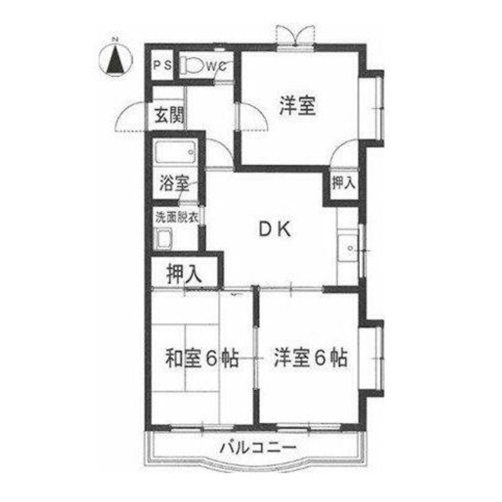 メゾンド栄II 愛知県北名古屋市鹿田栄 (5.5万円／3DK／55.08㎡)｜賃貸物件(賃貸マンション・アパート・一戸建て)の住宅情報・お部屋探しならYahoo!不動産
