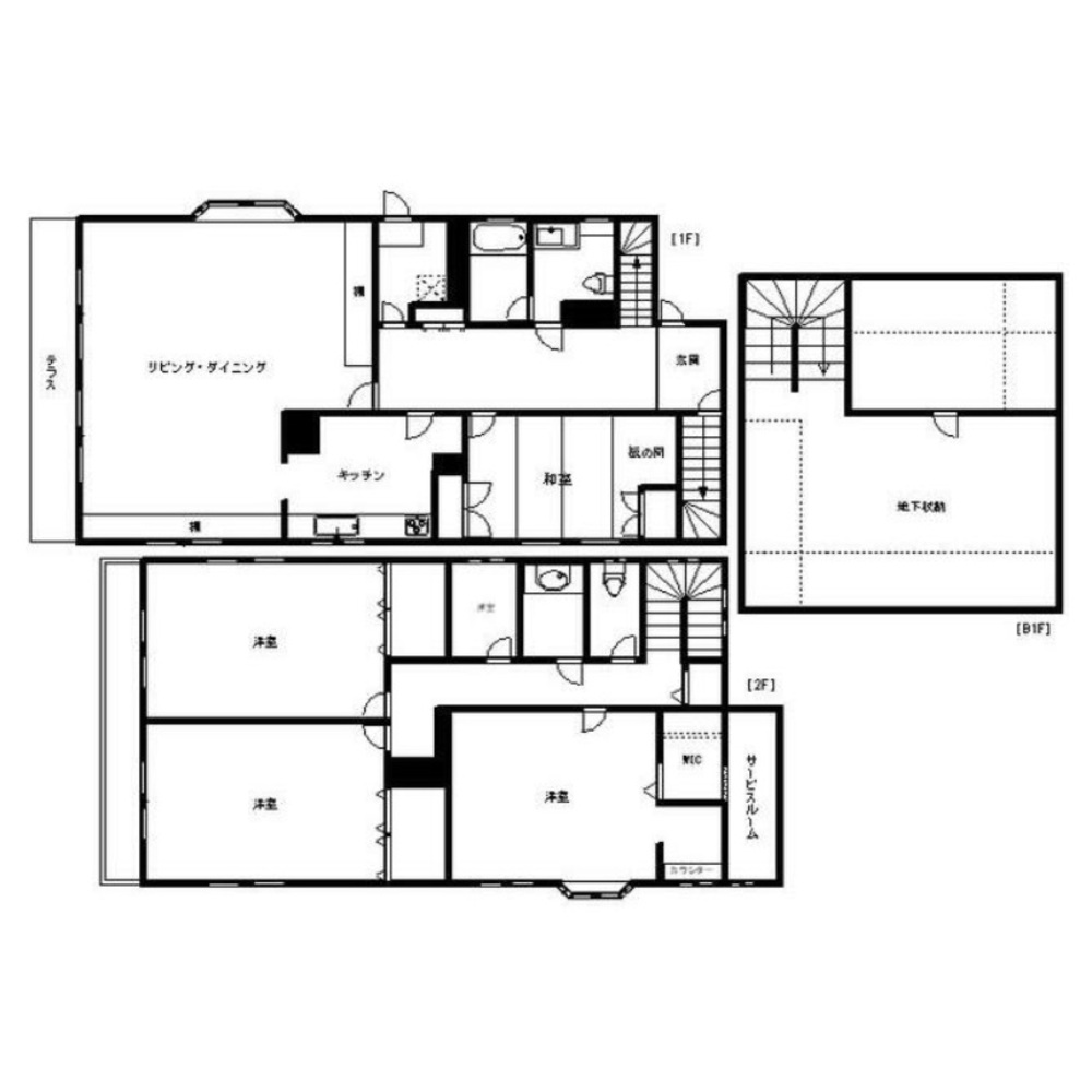 東急大井町線 尾山台駅 地上2階建 築40年 東京都世田谷区尾山台2 (33万円／4SLDK／128.25㎡)｜賃貸物件(賃貸マンション・アパート・一戸建て)の住宅情報・お部屋探しなら ...