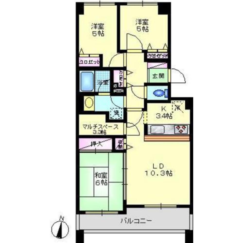 ヒルズ久が原壱番館 東京都大田区久が原5 (21万円／3SLDK (和6 洋5 洋5 LDK13.7 納戸 2.3)／71.36㎡)｜賃貸物件(賃貸マンション・アパート・一戸建て)の住宅情報 ...