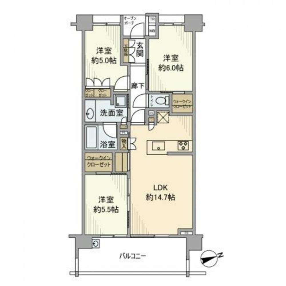 Brillia狛江Farm＆Garden 東京都狛江市中和泉3 (20万円／3LDK (洋6 洋5.5 洋5 LDK14.7)／71.17㎡)｜賃貸物件(賃貸マンション・アパート・一戸建て)の ...