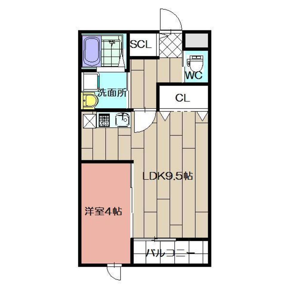 ルミナスAI苅田 A棟 福岡県京都郡苅田町磯浜町2 (4.8万円／1LDK (洋4 LDK9.5)／34.78㎡)｜賃貸物件(賃貸マンション・アパート・一戸建て)の住宅情報・お部屋探しなら ...