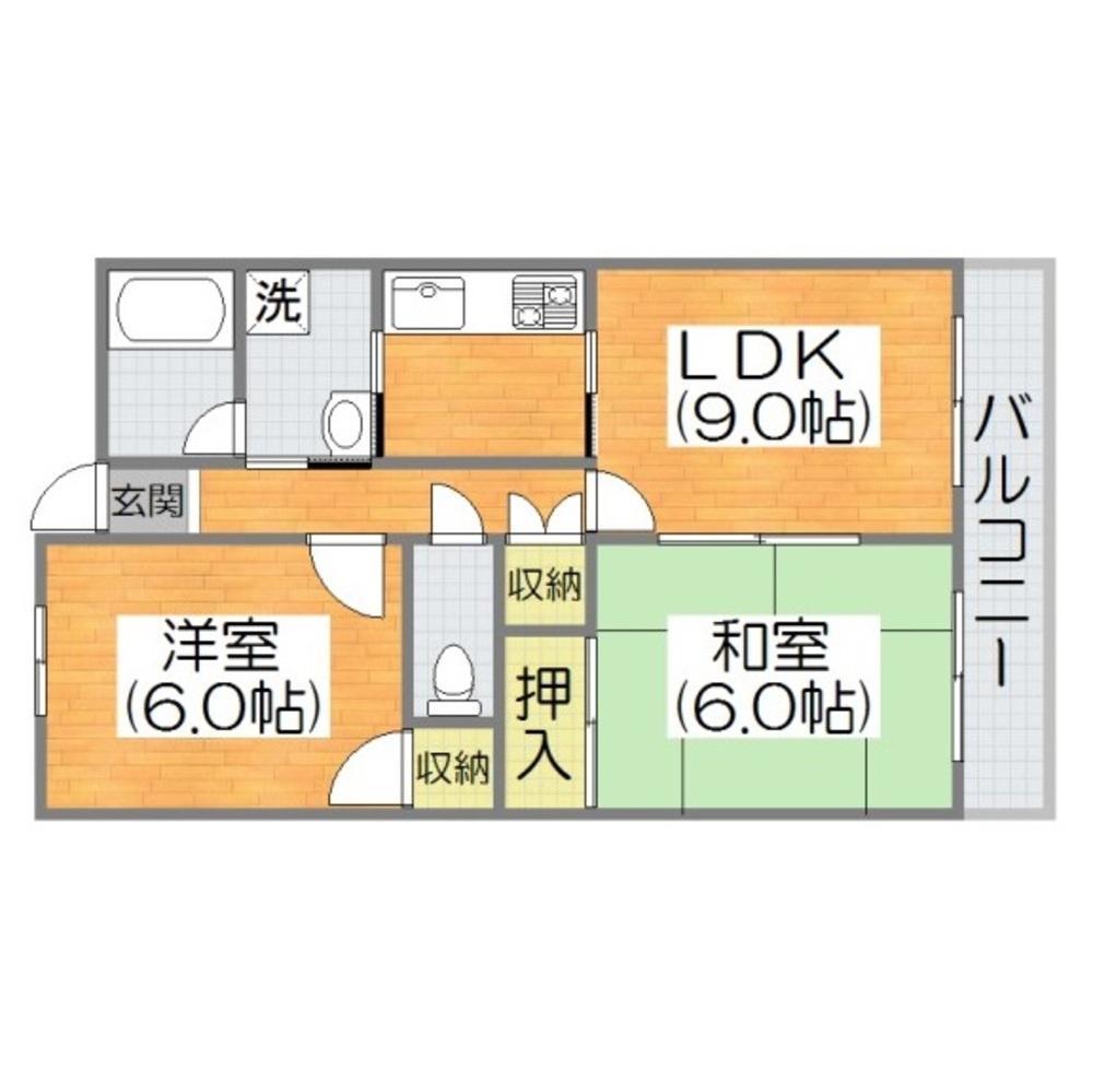 OsakaMetro谷町線 平野駅 6階建 築31年 大阪府大阪市平野区平野東3 (6万円／2LDK (和6 洋7 LDK12)／53㎡)｜賃貸物件(賃貸マンション・アパート・一戸建て)の住宅 ...