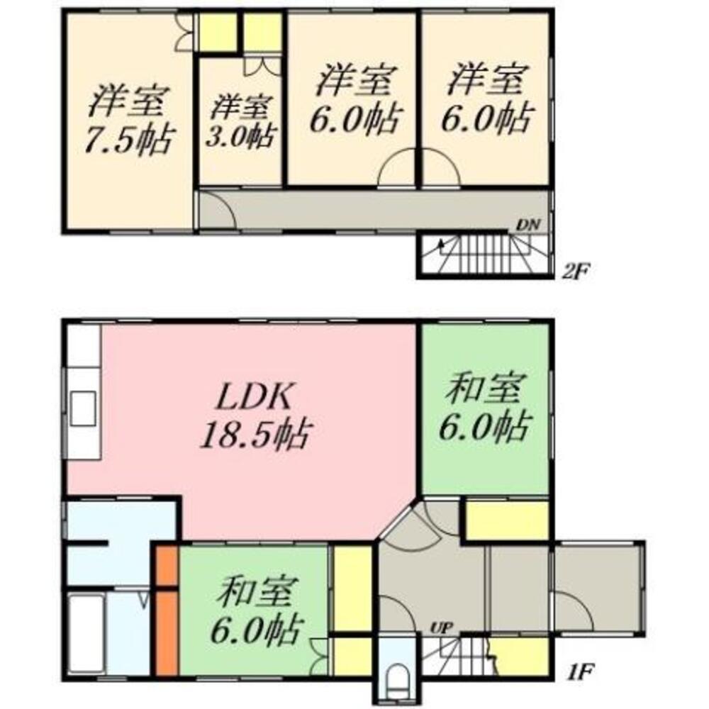 松ヶ枝2丁目貸家 北海道小樽市松ケ枝2 (4万円／6LDK (LDK)／60㎡)｜賃貸物件(賃貸マンション・アパート・一戸建て)の住宅情報・お部屋探しならYahoo!不動産