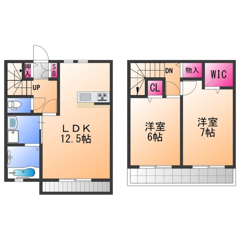 阪和線 熊取駅 2階建 築13年 大阪府泉南郡熊取町大久保北3 (9.5万円／2LDK (洋7 洋6 LDK12.5)／65.65㎡)｜賃貸物件(賃貸マンション・アパート・一戸建て)の住宅情報 ...