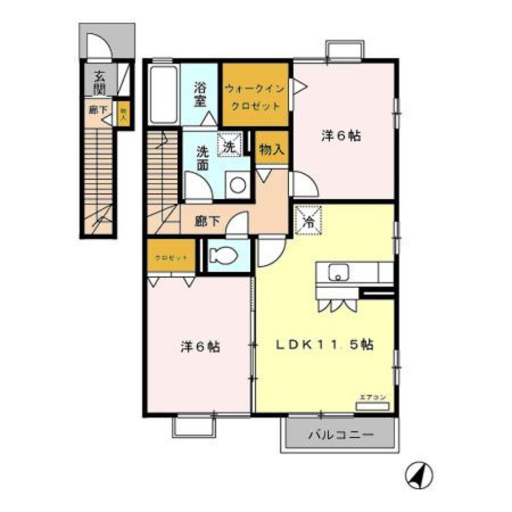 グリーンヤード 長崎県長崎市深堀町2 (6.7万円／2LDK (洋6 洋6 LDK11.50)／63.63㎡)｜賃貸物件(賃貸マンション・アパート・一戸建て)の住宅情報・お部屋探しなら ...