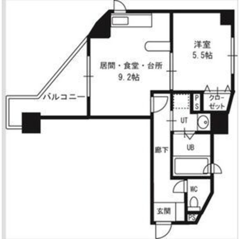 クラッセ宮の森ガーデン 北海道札幌市中央区宮の森二条6 (5.9万円／1LDK (洋5.5 LDK9.2)／36.32㎡)｜賃貸物件(賃貸マンション・アパート・一戸建て)の住宅情報・お部屋探し ...