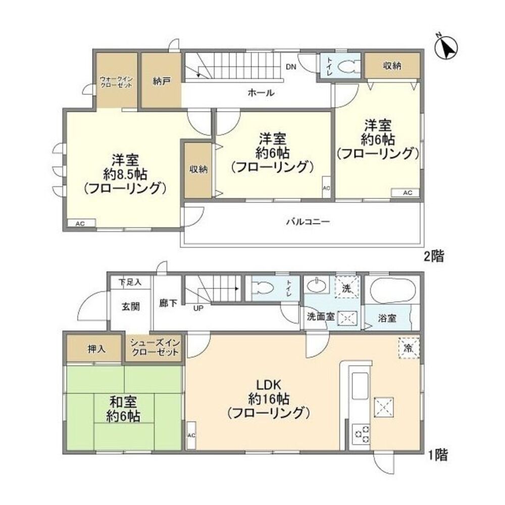 Kolet栗橋 埼玉県久喜市栗橋東1 (17.1万円／4LDK (和6 洋8.5 洋6 洋6 LDK16.00)／108.47㎡)｜賃貸物件(賃貸マンション・アパート・一戸建て)の住宅情報・お ...