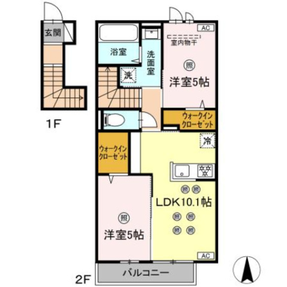 フェリスコートII 岡山県岡山市北区西古松2 (11.4万円／2LDK (LDK)／55.3㎡)｜賃貸物件(賃貸マンション・アパート・一戸建て)の住宅情報・お部屋探しならYahoo!不動産