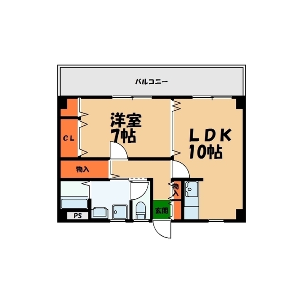 BSマンションII 島根県松江市学園2 (6.2万円／1LDK (洋7 LDK10)／48㎡)｜賃貸物件(賃貸マンション・アパート・一戸建て)の住宅情報・お部屋探しならYahoo!不動産