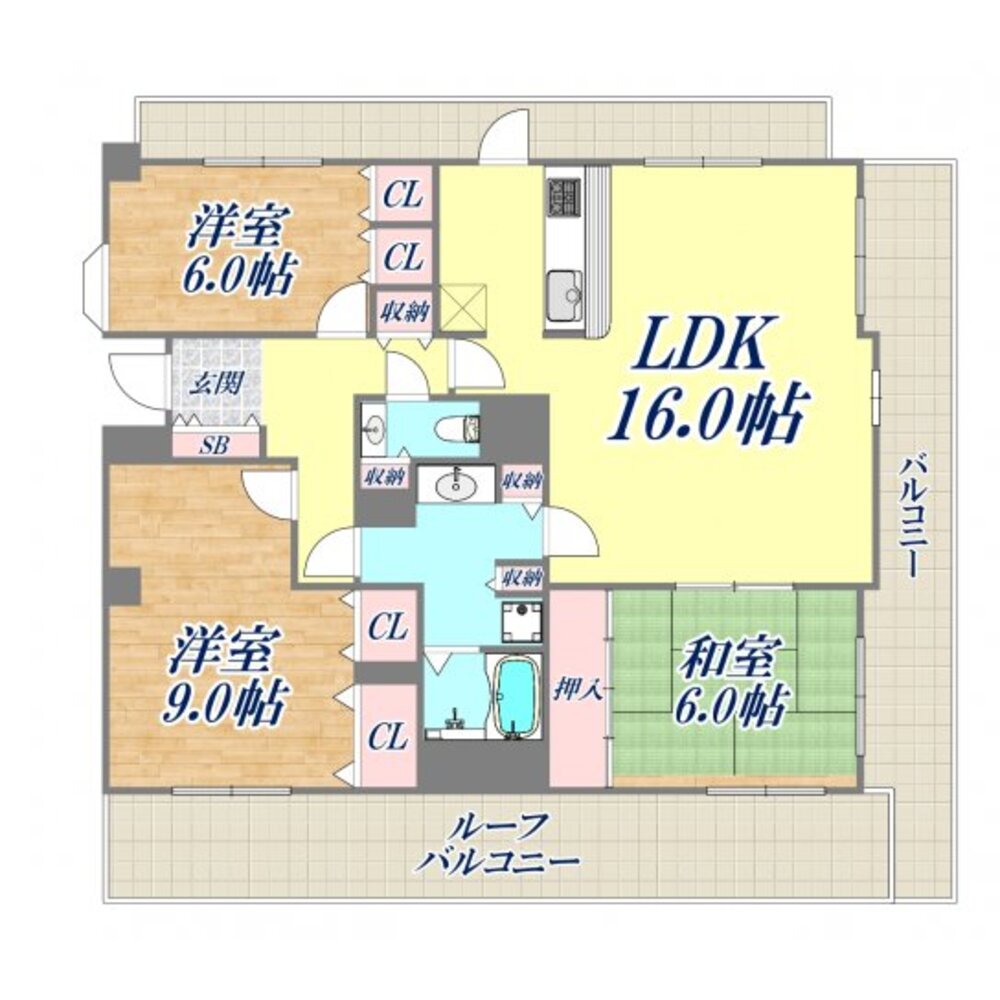 パーク・ハイム六甲八幡町 兵庫県神戸市灘区八幡町1 (19.8万円／3LDK (和6 洋9 洋6 LDK16.0)／102.76㎡)｜賃貸物件(賃貸マンション・アパート・一戸建て)の住宅情報 ...