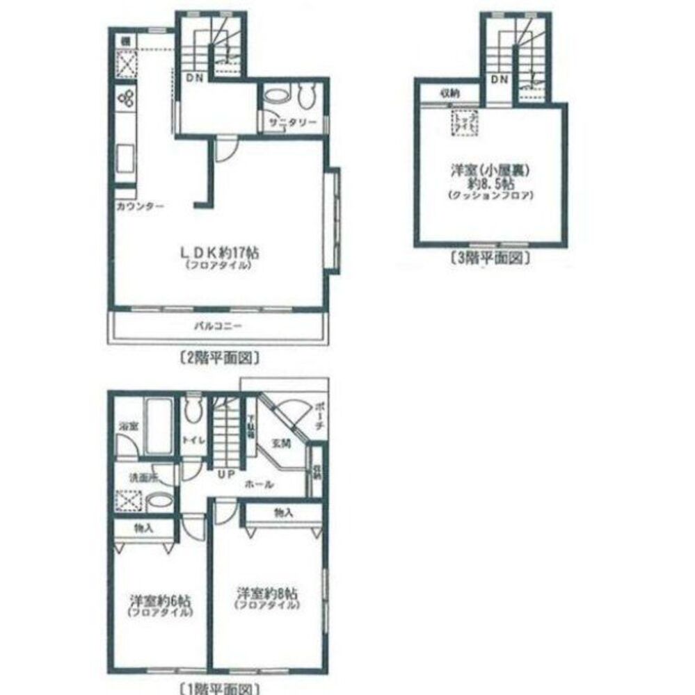 下馬6丁目テラス 東京都世田谷区下馬6 (30万円／3LDK (洋8.5 洋8 洋6 LDK17.0)／101.33㎡)｜賃貸物件(賃貸マンション・アパート・一戸建て)の住宅情報・お部屋探し ...