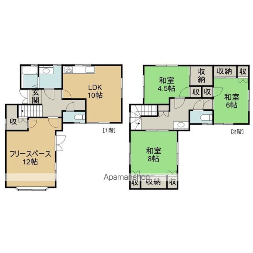 新宮の家 岐阜県高山市新宮町000 (7.9万円／3SLDK (和室4.5 和室6 和室8 LDK10 納戸12)／118.75㎡)｜賃貸物件(賃貸マンション・アパート・一戸建て)の住宅情報 ...