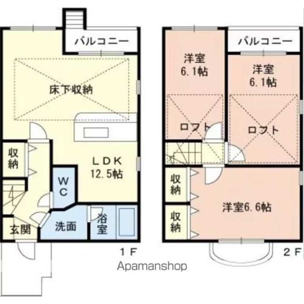 パンチュール 和歌山県和歌山市園部000 (7.5万円／3LDK (洋室6.1 洋室6.1 洋室6.6 LDK12.5)／70.61㎡)｜賃貸物件(賃貸マンション・アパート・一戸建て)の住宅 ...