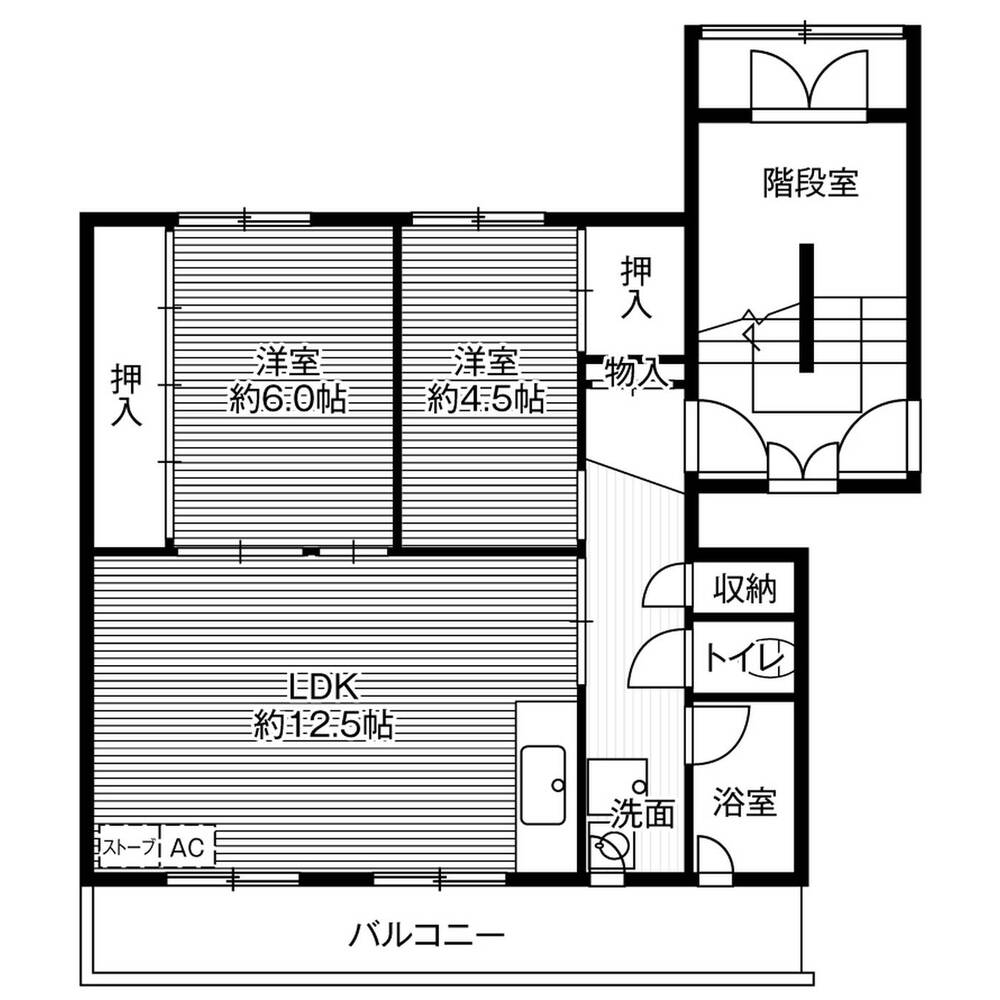 ビレッジハウス新川4号棟 (302号室) 北海道札幌市北区新川六条 (5万円／2LDK (LDK)／53.1㎡)｜賃貸物件(賃貸マンション・アパート・一戸建て)の住宅情報・お部屋探しなら ...