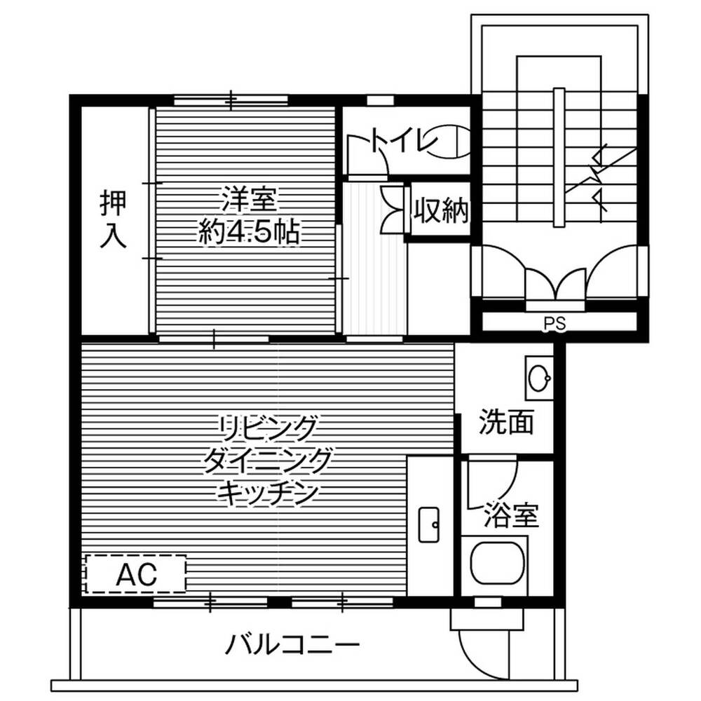 ビレッジハウス大穂1号棟 (301号室) 茨城県つくば市大曽根 (4.4万円／1LDK (LDK)／39.83㎡)｜賃貸物件(賃貸マンション・アパート・一戸建て)の住宅情報・お部屋探しなら ...