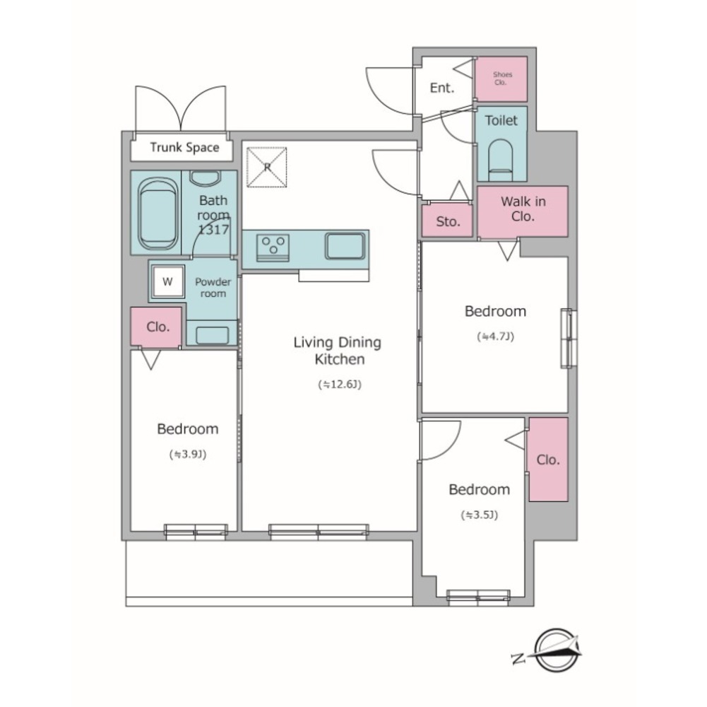 ドゥーエ日暮里III 東京都荒川区東日暮里6丁目 (24.5万円／3LDK／57.13㎡)｜賃貸物件(賃貸マンション・アパート・一戸建て)の住宅情報・お部屋探しならYahoo!不動産