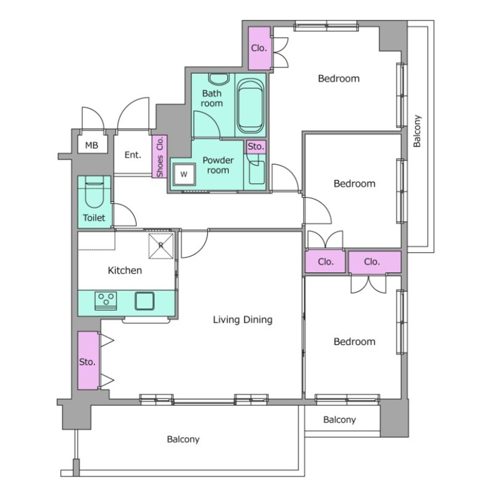 レジディア世田谷弦巻 東京都世田谷区弦巻2丁目 (30万円／3LDK／68.67㎡)｜賃貸物件(賃貸マンション・アパート・一戸建て)の住宅情報・お部屋探しならYahoo!不動産