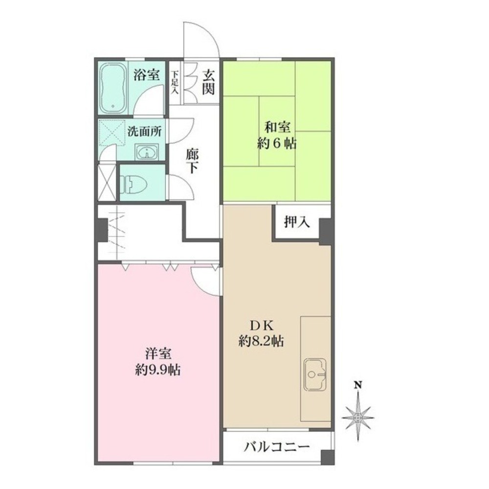 南砂住宅2号棟 東京都江東区南砂2丁目 (13万円／2DK／57.13㎡)｜賃貸物件(賃貸マンション・アパート・一戸建て)の住宅情報・お部屋探しならYahoo!不動産