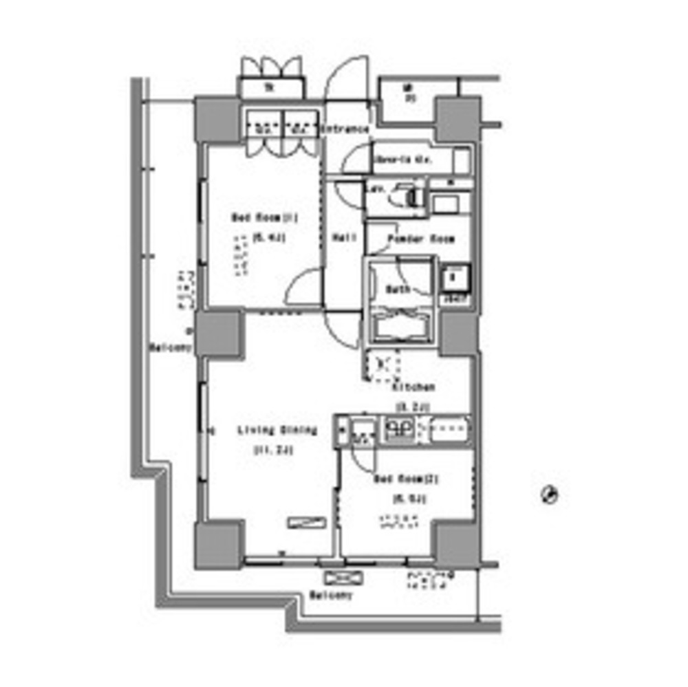 パークアクシス豊洲 東京都江東区豊洲1丁目 (30.5万円／2LDK／61.47㎡)｜賃貸物件(賃貸マンション・アパート・一戸建て)の住宅情報・お部屋探しならYahoo!不動産