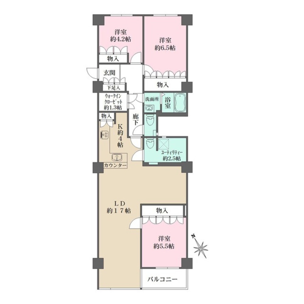小田急目白台マンション 東京都文京区目白台2丁目 (28.5万円／3LDK／110.51㎡)｜賃貸物件(賃貸マンション・アパート・一戸建て)の住宅情報・お部屋探しならYahoo!不動産