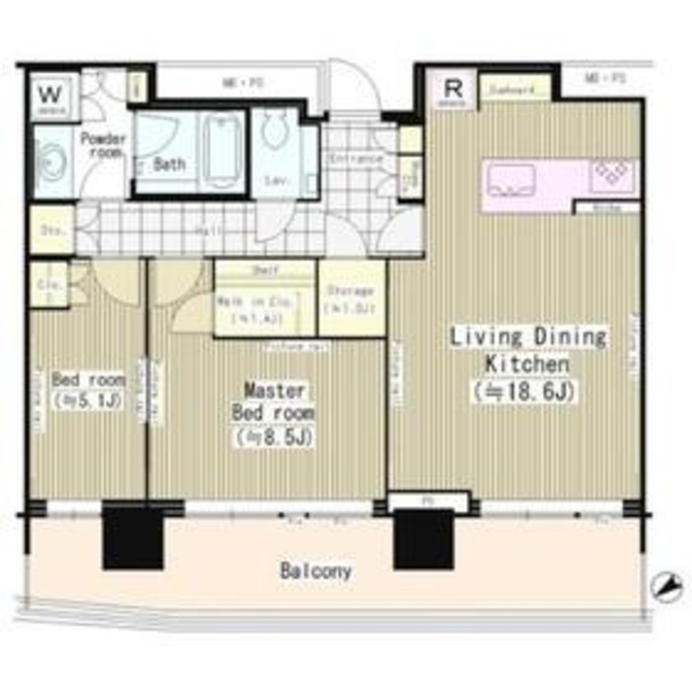 パークコート赤坂檜町ザタワー 東京都港区赤坂9丁目 (83.5万円／2LDK／75.57㎡)｜賃貸物件(賃貸マンション・アパート・一戸建て)の住宅情報・お部屋探しならYahoo!不動産