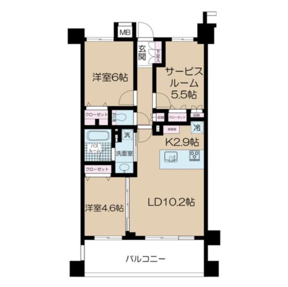 パレステージ三ツ沢上町 神奈川県横浜市神奈川区三ツ沢上町 (15.5万円／2LDK／63㎡)｜賃貸物件(賃貸マンション・アパート・一戸建て)の住宅情報・お部屋探しならYahoo!不動産