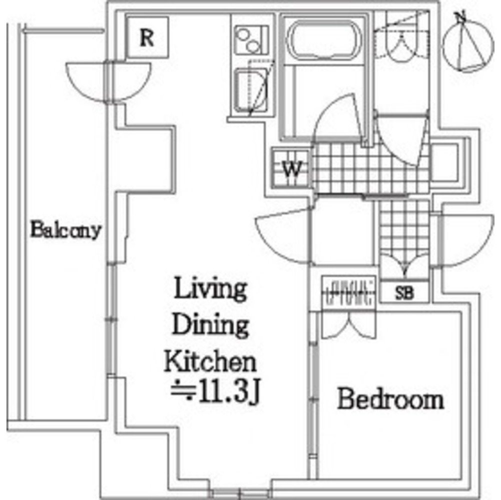 スカイグランデ汐留 東京都港区海岸1丁目 (17万円／1LDK／37.39㎡)｜賃貸物件(賃貸マンション・アパート・一戸建て)の住宅情報・お部屋探しならYahoo!不動産