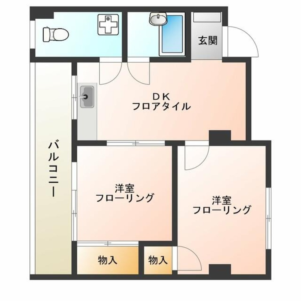 50 セントラルパレス北新宿 東京都新宿区北新宿4丁目 (12万円／2DK／39.45㎡)｜賃貸物件(賃貸マンション・アパート・一戸建て)の住宅情報・お部屋探しならYahoo!不動産