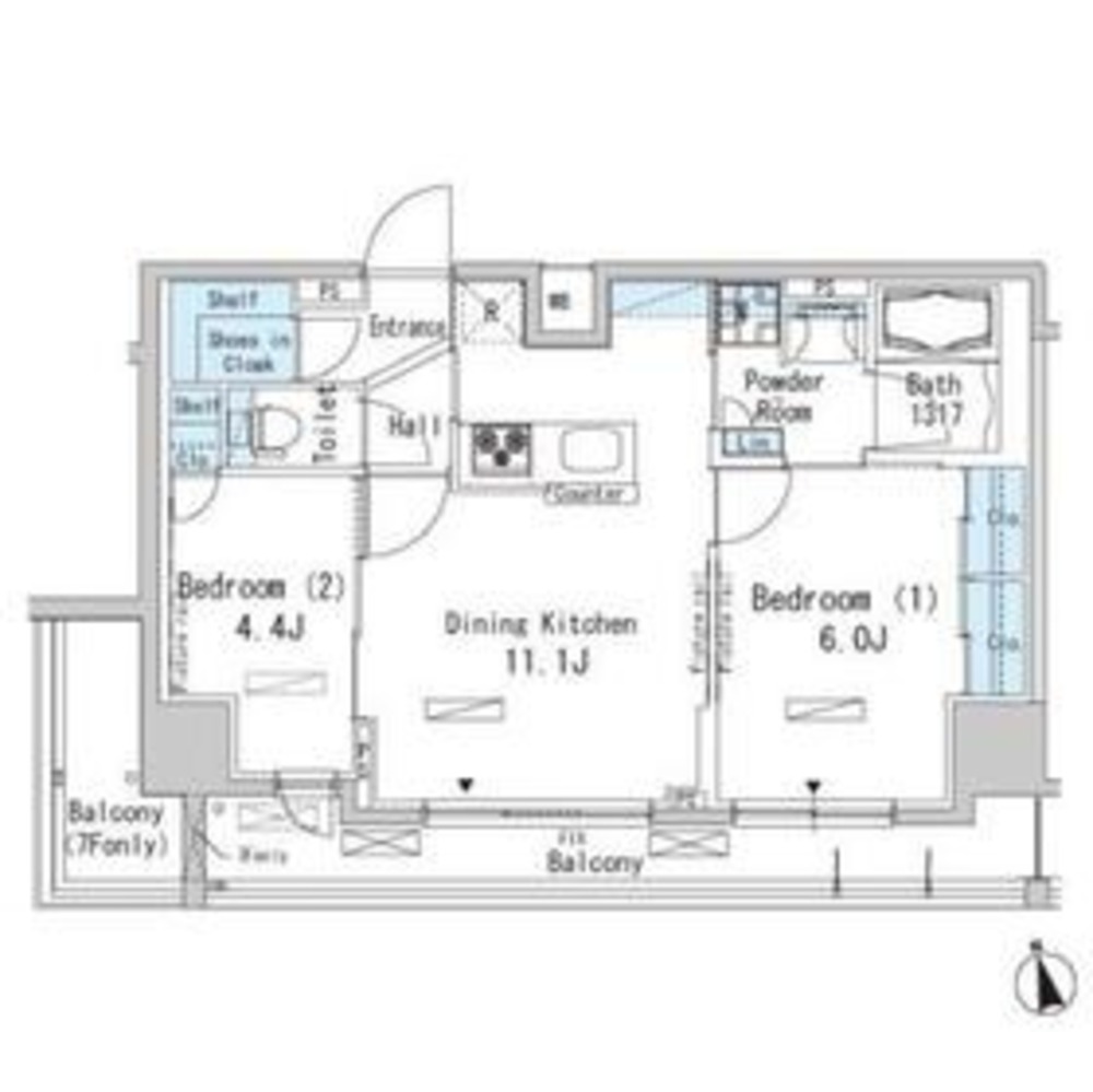 パークアクシス上野 東京都台東区北上野2丁目 (22.8万円／2LDK／50.65㎡)｜賃貸物件(賃貸マンション・アパート・一戸建て)の住宅情報・お部屋探しならYahoo!不動産