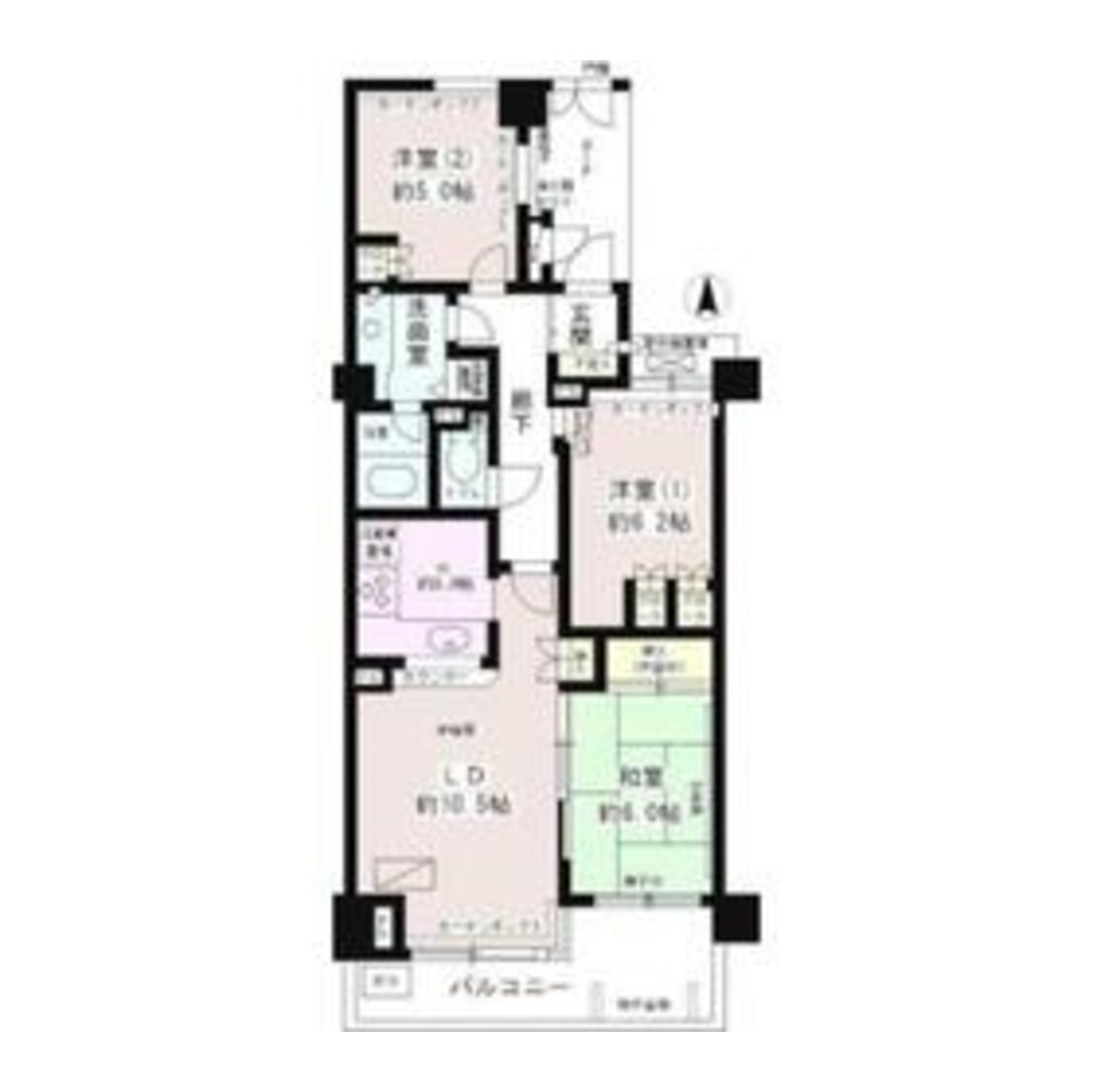 パーク・ハイム中野坂上 東京都中野区本町1丁目 (24.7万円／3LDK／70.42㎡)｜賃貸物件(賃貸マンション・アパート・一戸建て)の住宅情報・お部屋探しならYahoo!不動産