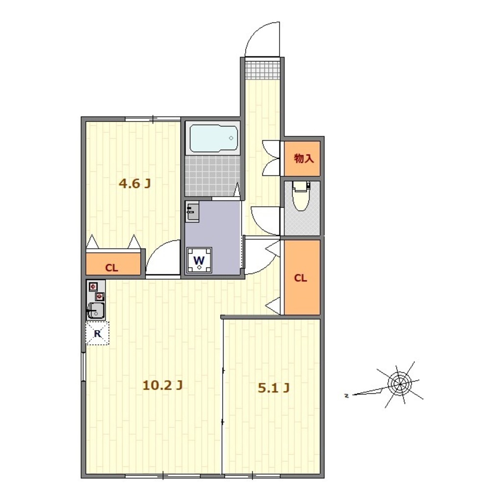 マーレ都立家政 東京都中野区若宮2丁目 (14.1万円／2LDK／45.41㎡)｜賃貸物件(賃貸マンション・アパート・一戸建て)の住宅情報・お部屋探しならYahoo!不動産