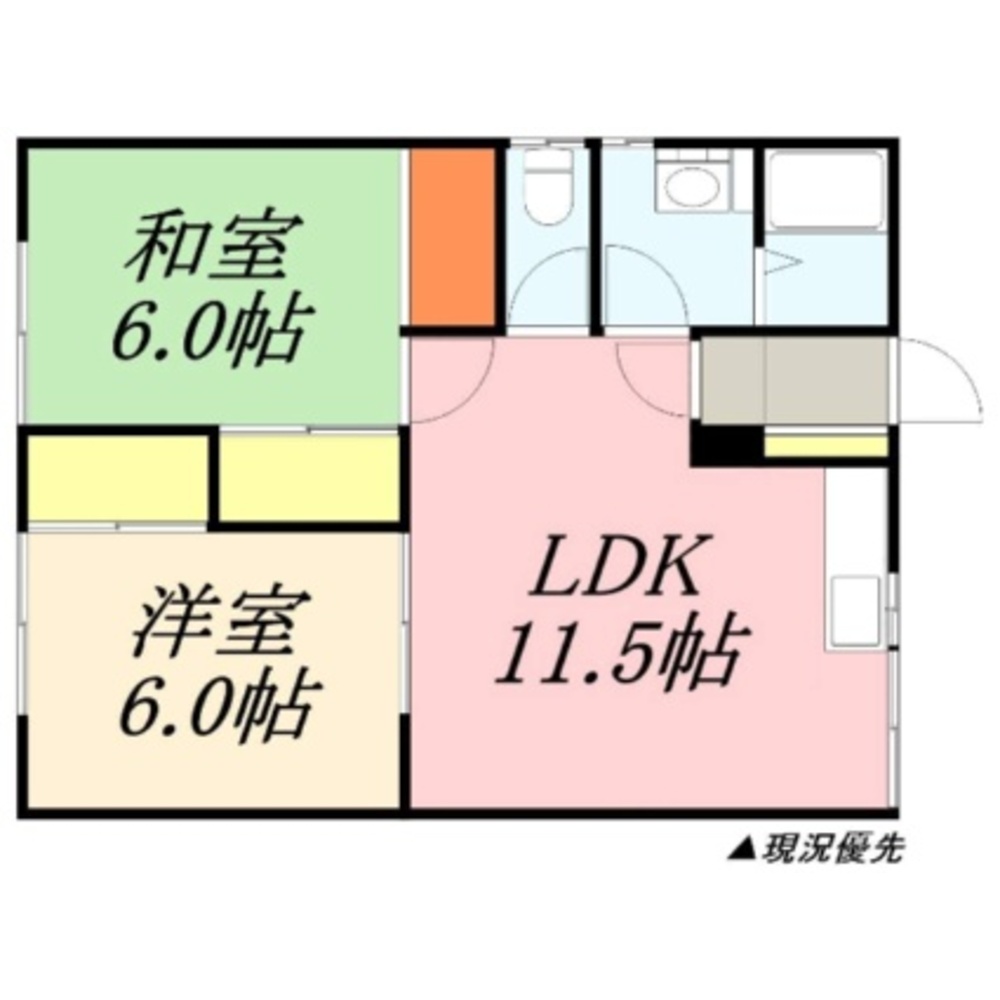 クオーレ小樽 北海道小樽市松ケ枝002 (3.3万円／2LDK (和室6 洋室6 LDK11.5)／47.64㎡)｜賃貸物件(賃貸マンション・アパート・一戸建て)の住宅情報・お部屋探しなら ...