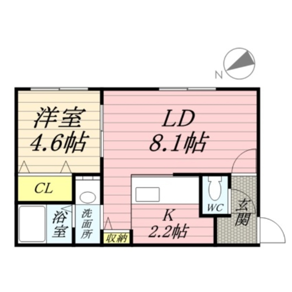 RING COMMONS 北海道札幌市手稲区前田一条010 (4.9万円／1LDK (洋室4.6 LD8.1 K2.2)／35.64㎡)｜賃貸物件(賃貸マンション・アパート・一戸建て)の住宅 ...