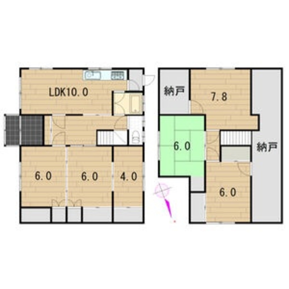 東4南3戸建 北海道美唄市東四条南003 (3.5万円／6LDK／120.14㎡)｜賃貸物件(賃貸マンション・アパート・一戸建て)の住宅情報・お部屋探しならYahoo!不動産