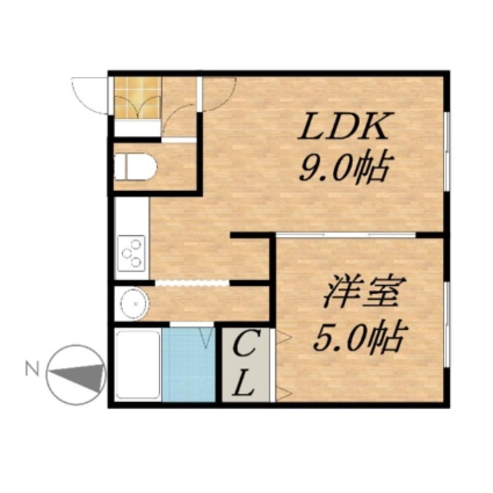 Fーstyle 北海道札幌市中央区南九条西012 (4.2万円／1LDK (洋室5 LD7 K2)／30.24㎡)｜賃貸物件(賃貸マンション・アパート・一戸建て)の住宅情報・お部屋探しなら ...