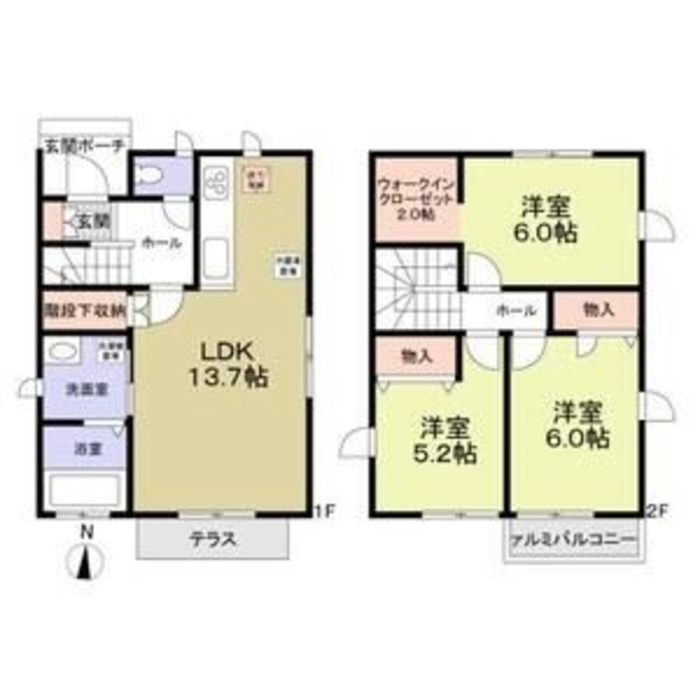 羽村市川崎4丁目戸建 2 東京都羽村市川崎000 (14万円／3LDK／77.83㎡)｜賃貸物件(賃貸マンション・アパート・一戸建て)の住宅情報・お部屋探しならYahoo!不動産