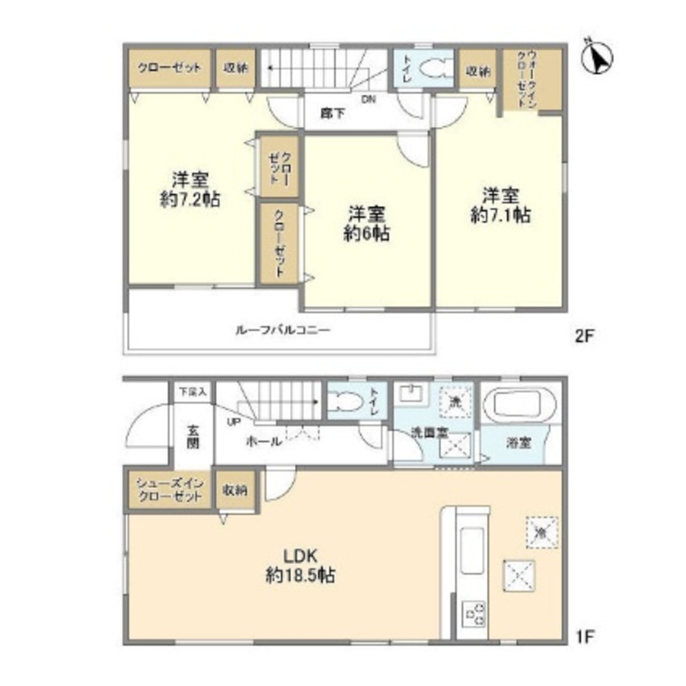 Kolet青梅友田町 東京都青梅市友田町005 (14.8万円／3LDK (洋室6 洋室7.1 洋室7.2 LDK18.5)／97.7㎡)｜賃貸物件(賃貸マンション・アパート・一戸建て)の住宅 ...