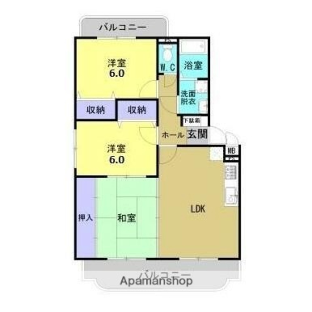 ユーミーコスモ 秋田県秋田市寺内高野000 (7万円／3LDK／65.55㎡)｜賃貸物件(賃貸マンション・アパート・一戸建て)の住宅情報・お部屋探しならYahoo!不動産