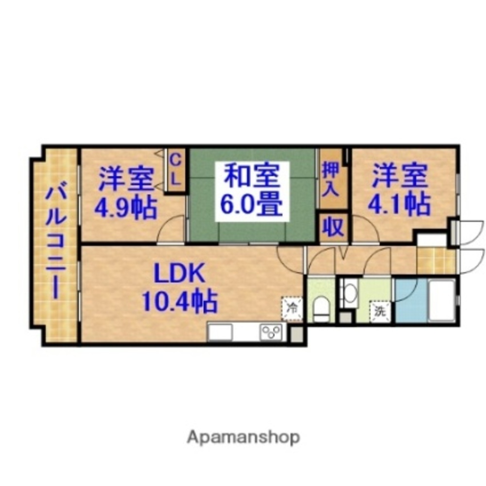 ライオンズマンション土気 千葉県千葉市緑区高津戸町000 (6.9万円／3LDK (和室6 洋室4.1 洋室4.9 LDK10.4)／57.34㎡)｜賃貸物件(賃貸マンション・アパート・一戸 ...