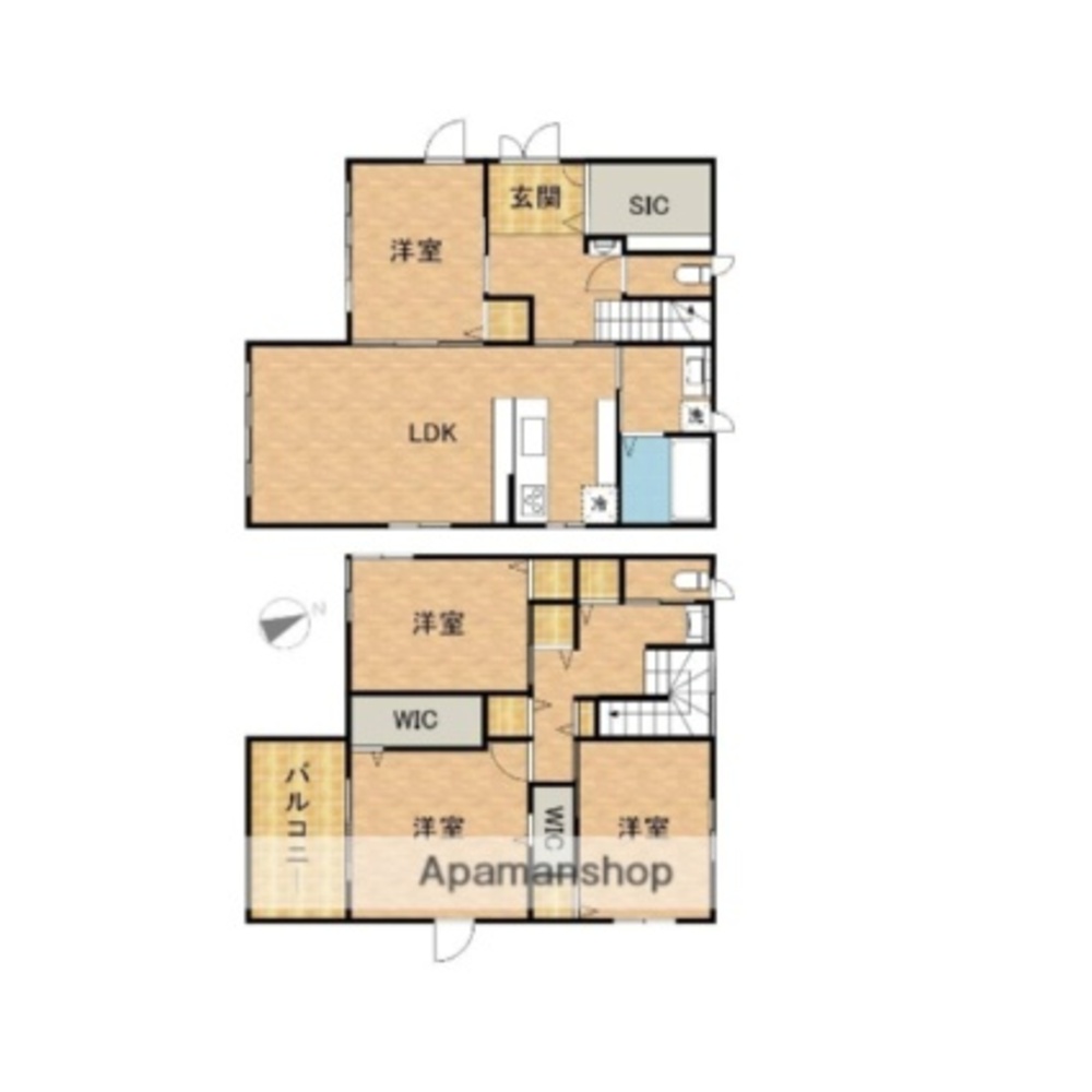 東海道本線（JR東海） 御厨駅 地上2階建て 築5年 静岡県磐田市明ケ島000 (13万円／4LDK／119.47㎡)｜賃貸物件(賃貸マンション・アパート・一戸建て)の住宅情報・お部屋探しなら ...