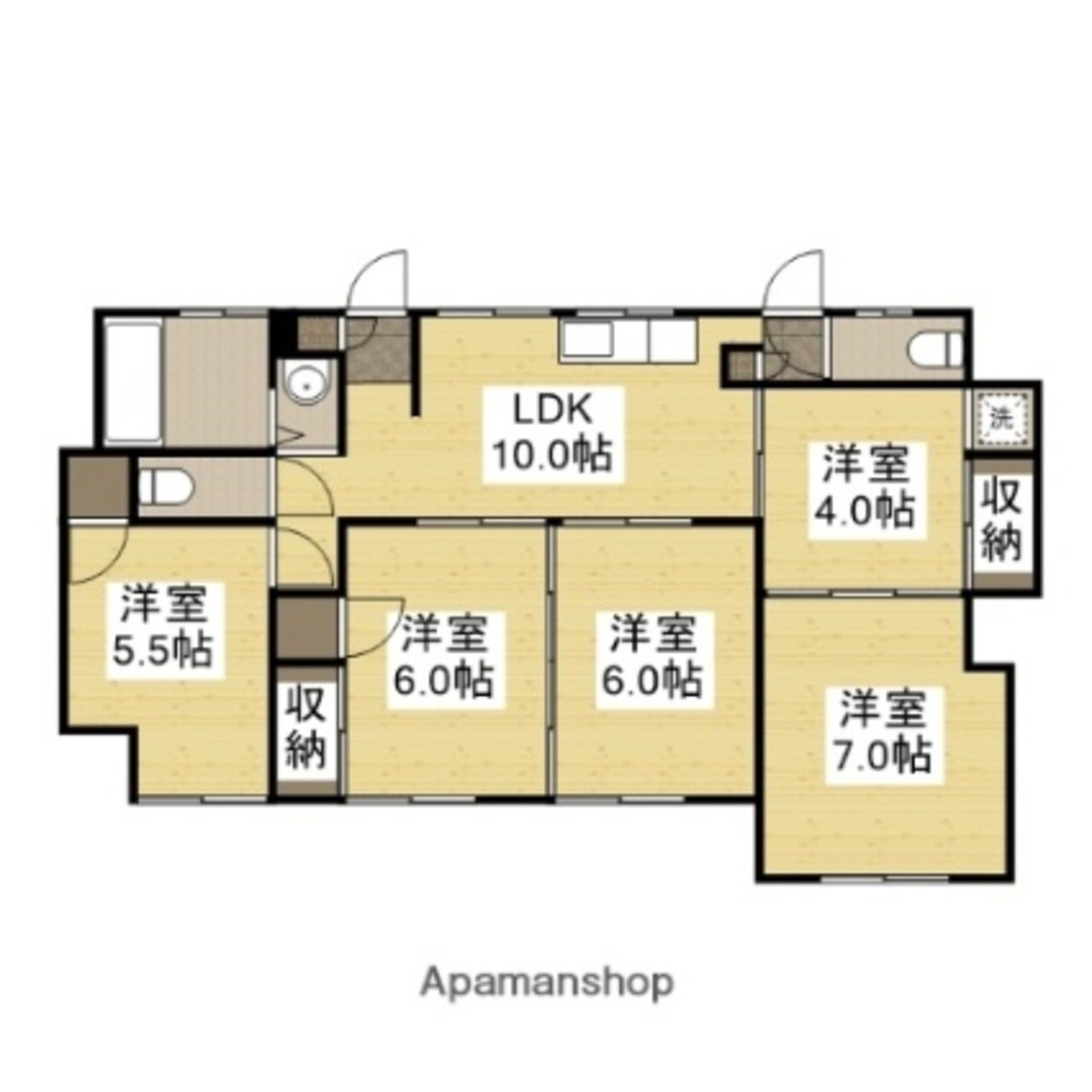 藤ビル 広島県広島市中区舟入本町000 (8.5万円／5LDK (洋室4 洋室5.5 洋室6 洋室6 洋室7 LDK10)／130.35㎡)｜賃貸物件(賃貸マンション・アパート・一戸建て)の ...