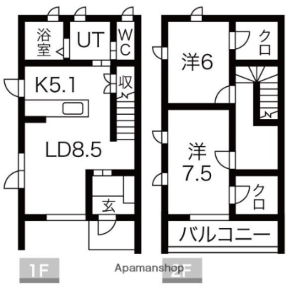 Qm－court B 岩手県盛岡市本宮006 (10万円／2LDK／80.73㎡)｜賃貸物件(賃貸マンション・アパート・一戸建て)の住宅情報・お部屋探しならYahoo!不動産