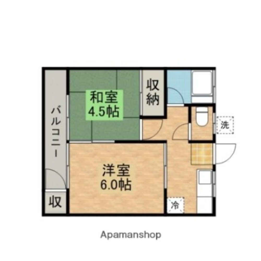 ハウス光苑 千葉県市川市国府台006 (4.5万円／2K (和室4.5 洋室6 K3.5)／30㎡)｜賃貸物件(賃貸マンション・アパート・一戸建て)の住宅情報・お部屋探しならYahoo!不動産